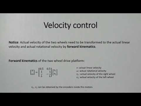 How to design a control loop for a two-wheel differential drive ...