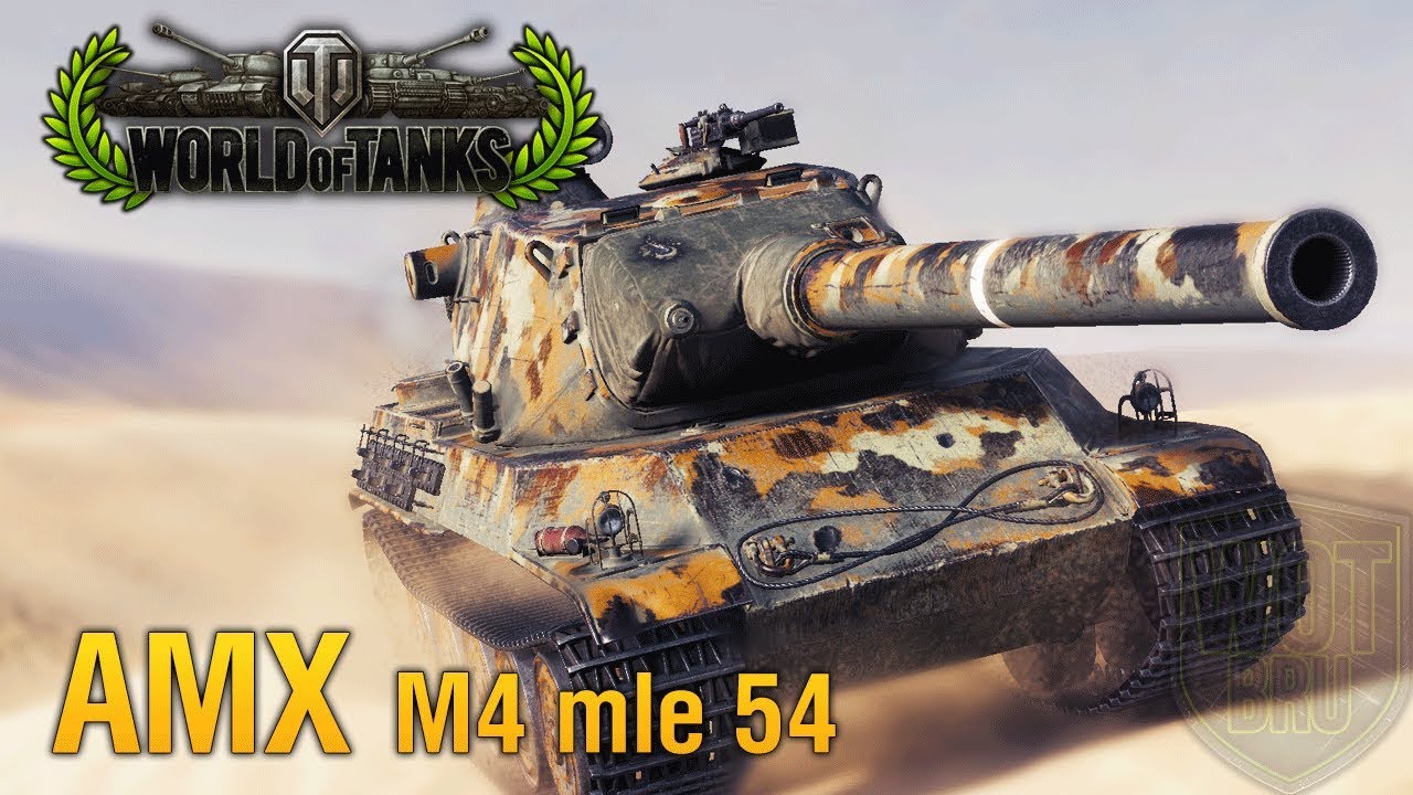 World of Tanks - AMX M4 54 - 4 Kills - 10.7K Damage [Replay|HD] - YouTube