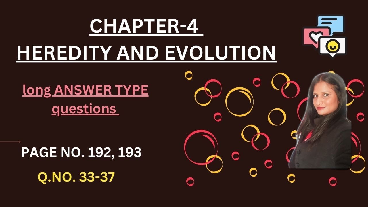 CHAP-4||Heredity and Evolution||Long Answer Type Questions||BIO||Page ...