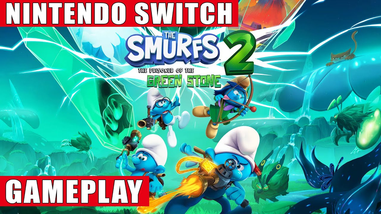 The Smurfs 2: The Prisoner of the Green Stone Nintendo Switch Gameplay ...