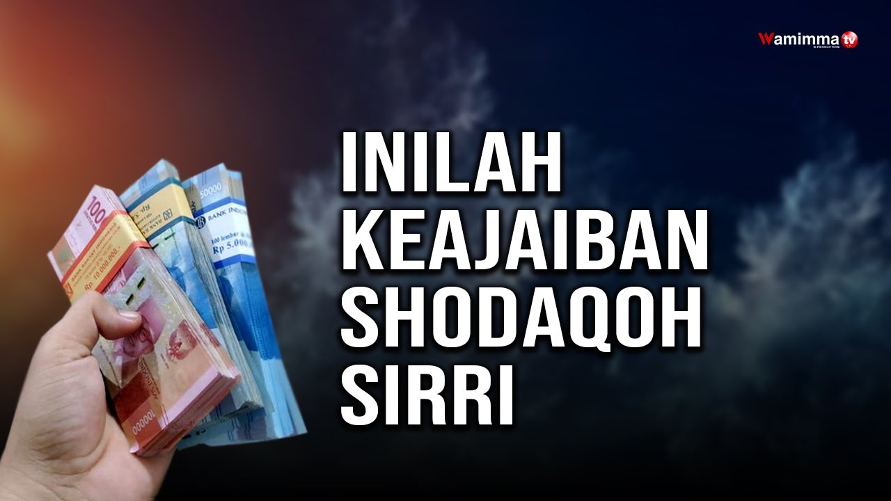 Inilah Keajaiban Shodaqoh Sirri - Buya Syakur Yasin - YouTube