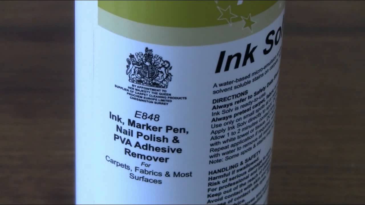 Prochem Ink Solv E848 500 ml - YouTube