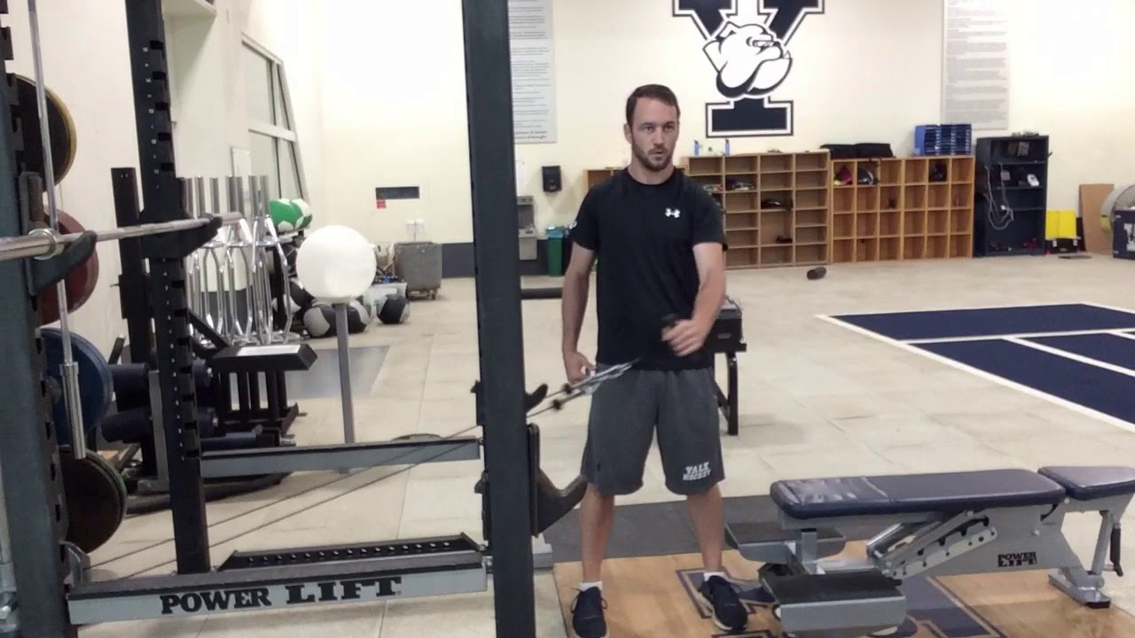 Cable Diagonal Shoulder Raise - YouTube