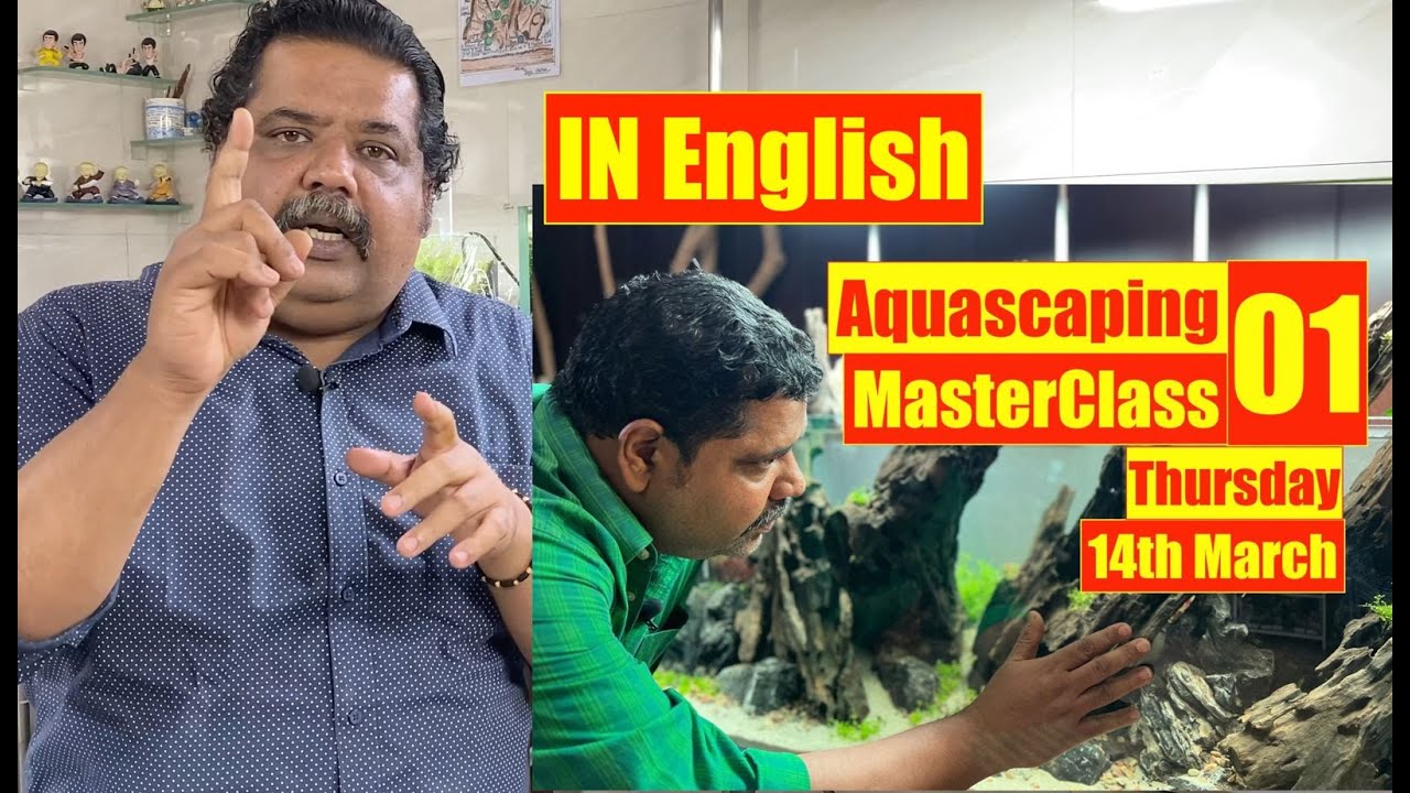 Aquascaping MasterClass 01 | How to :- Nature Aquariums | Mayur Dev Aquascaper | Online Course ...