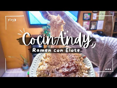 💕 Ramen maruchan con esquite elote | Receta fácil y deliciosa 😊🍜 - YouTube