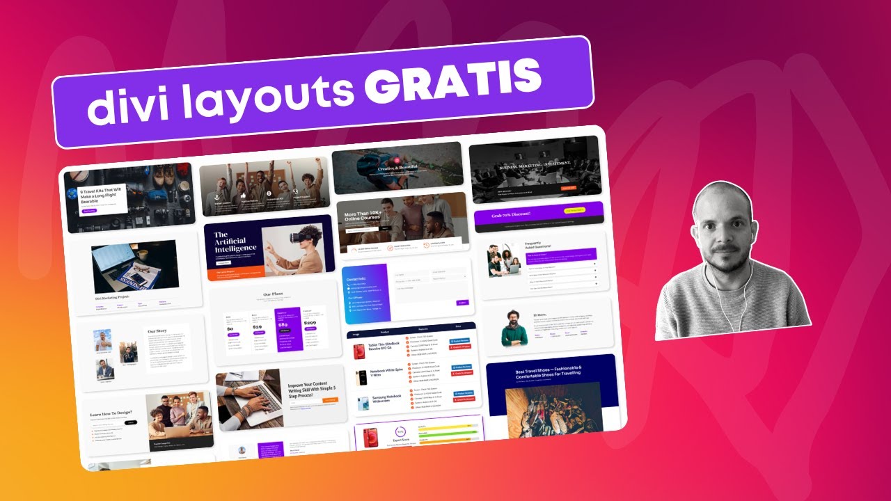 ¡Estos Layouts de Divi SÍ Valen la Pena! (Y Son Gratis) Free Divi ...