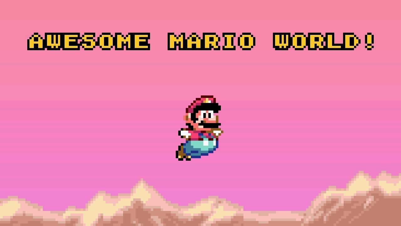 Awesome Mario World | SMW ROM Hack | Playthrough - YouTube