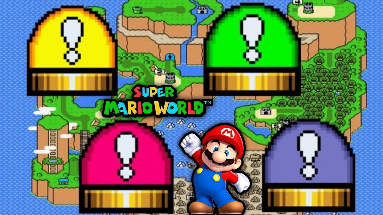 Como Liberar Todos os Blocos Coloridos no Super Mario World?? - YouTube