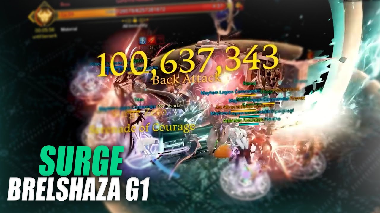 1492 Surge DEATHBLADE Brelshaza Gate1 Top Damage | Lost Ark: PvE - YouTube