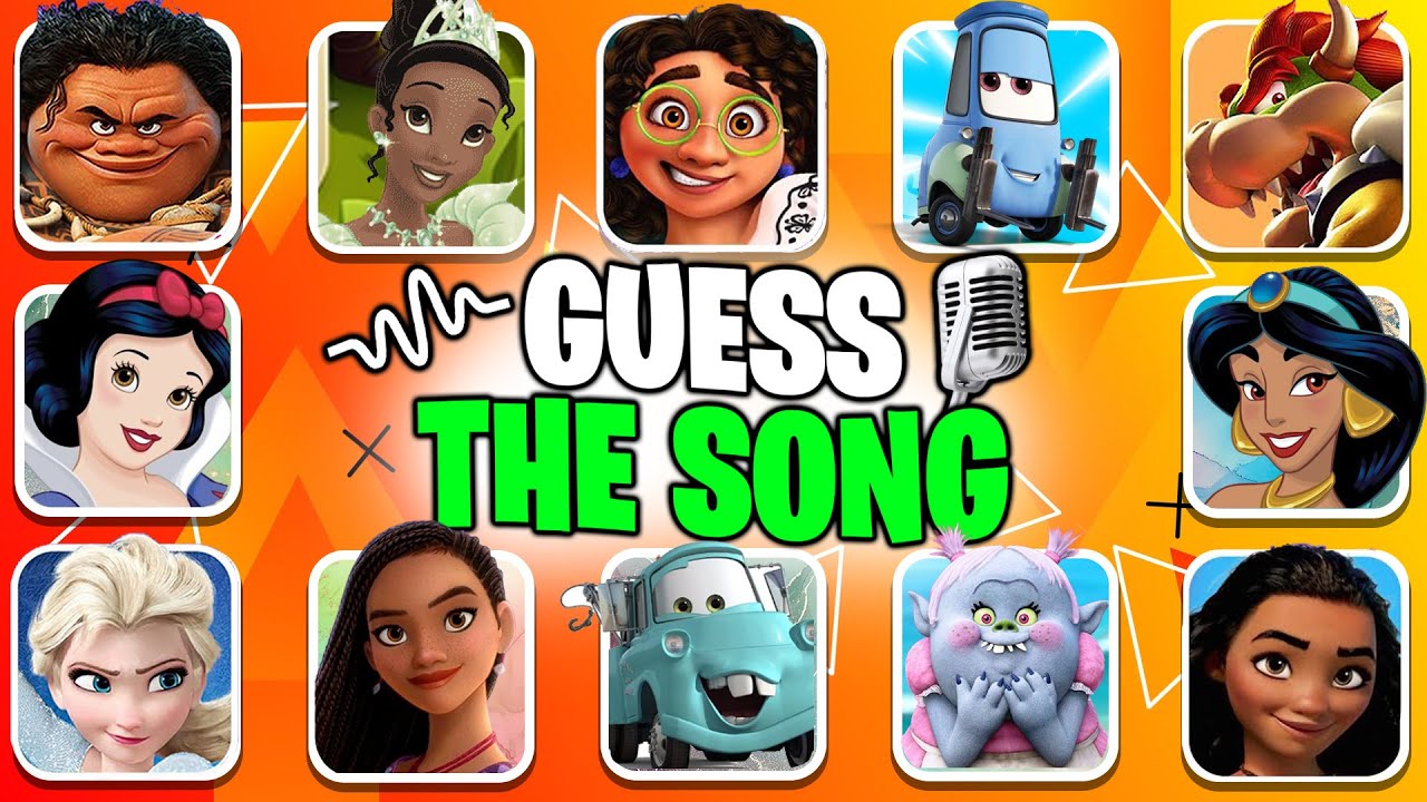 Guess The Disney Character by Voice🎤🎙️🎶 | DISNEY SONG QUIZ | Elsa, Maui ...
