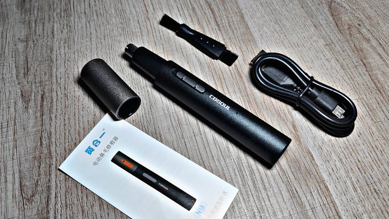 Cosoul Electric Rechargeable Nose Hair Trimmer N18 (Review) - YouTube