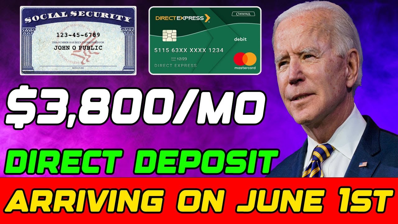 IT'S FINALLY HERE: $3800 MONTHLY CHECK - ARRIVING ON JUNE 1st - DEPOSIT ...