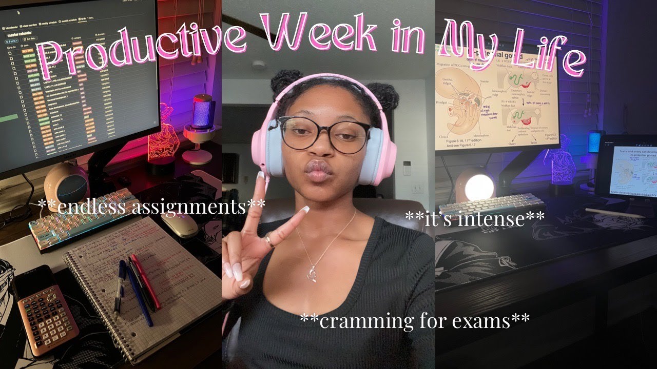 Biology Major Week in the Life | Cramming for Biology Exam & Countless ...