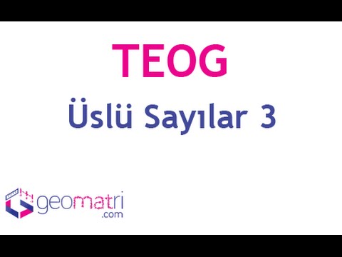 8. Sınıf Üslü Sayılar 3 ► Bilimsel Gösterim , Sıralama (TEOG)  - Konu Anlatımı ve Soru Çözümleri
