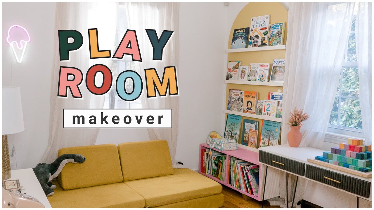 Complete Playroom Makeover | Extreme Playroom Makeover On The Budget ...