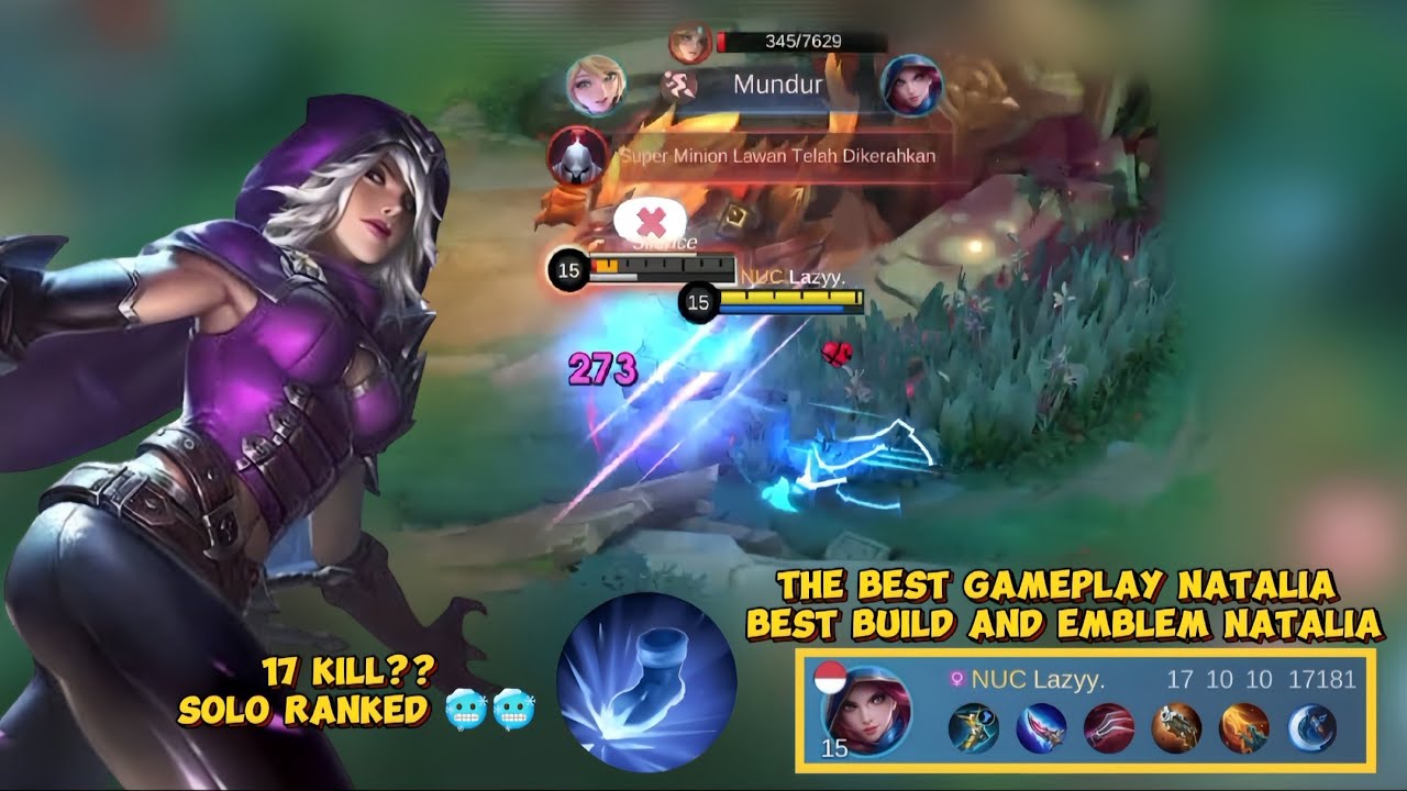 What?? Natalia 17 KILL in 1 Match, Insane Damage Natalia Roamer 🥶🥶 ...