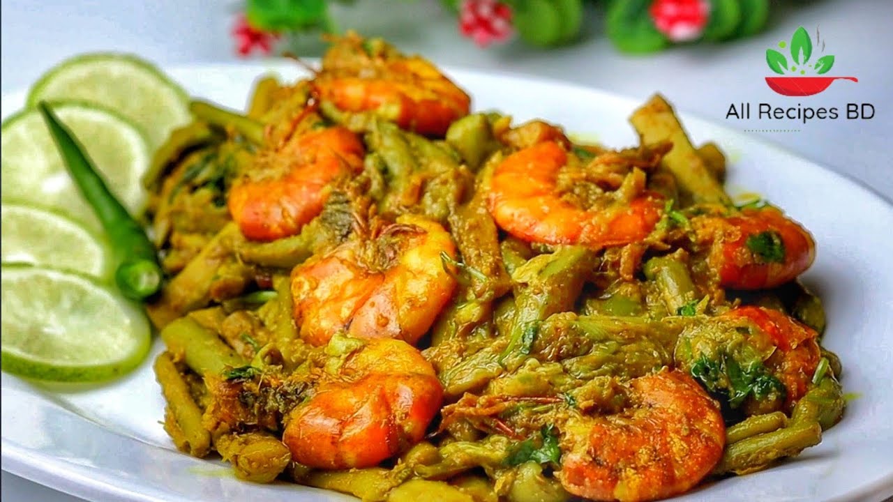 Kochur Loti Recipe / Kochur Loti Chingri Recipe / Arum Loub Recipe ...