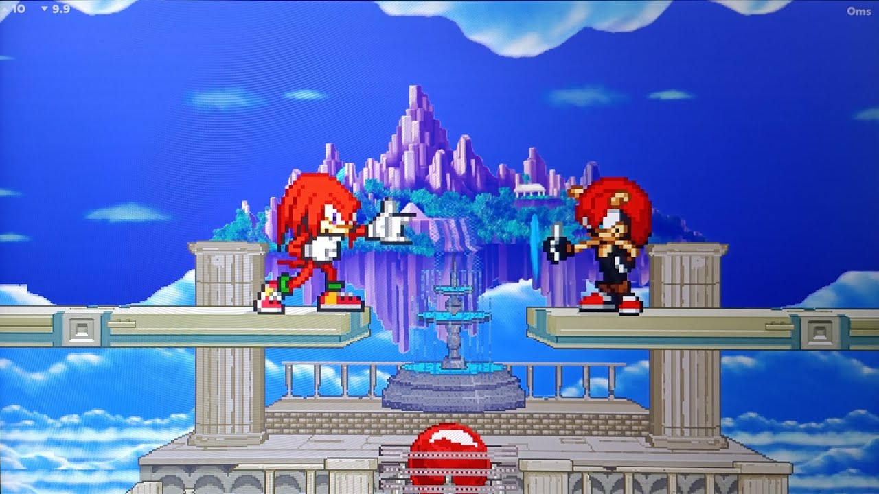 Ssf2 sandbox knuckles vs mighty - YouTube