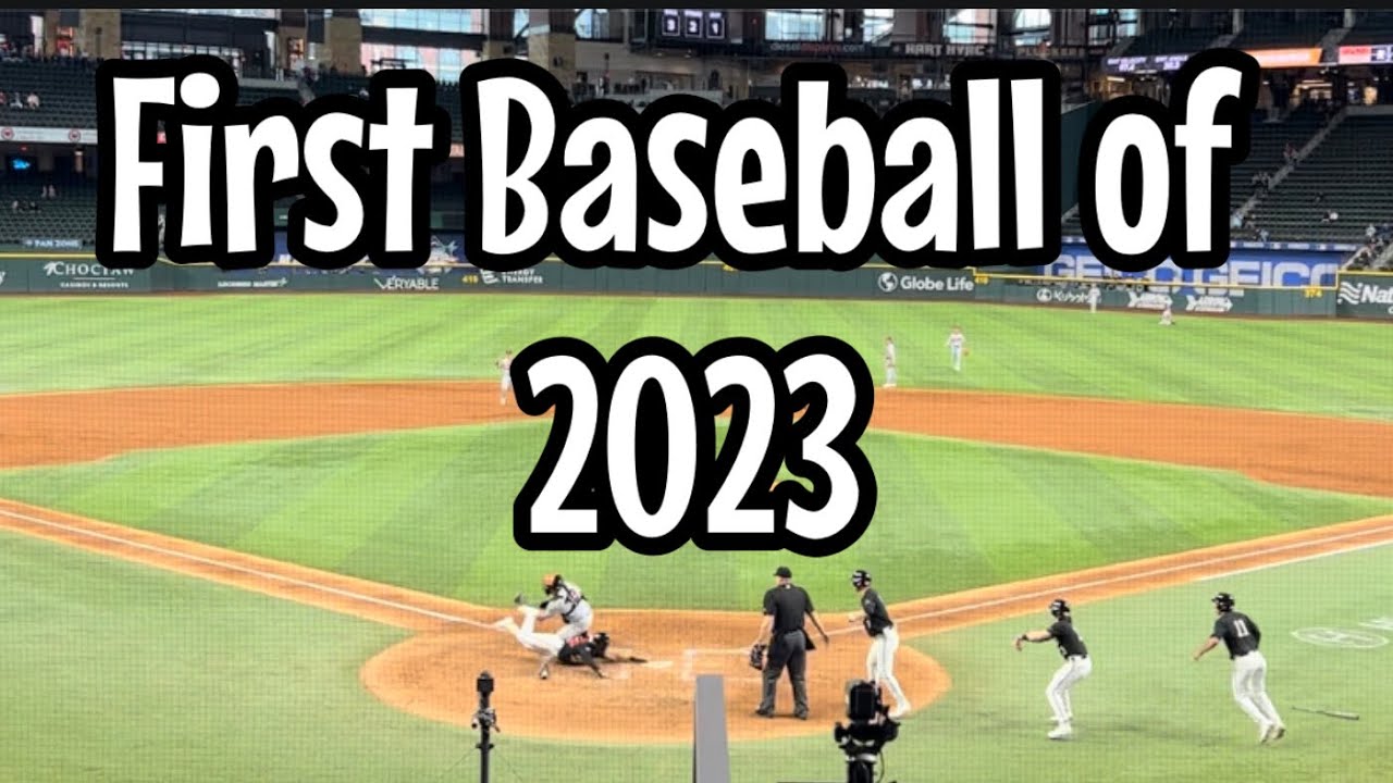 First Baseball of 2023 College Baseball Showdown 2023 at Globe Life ...