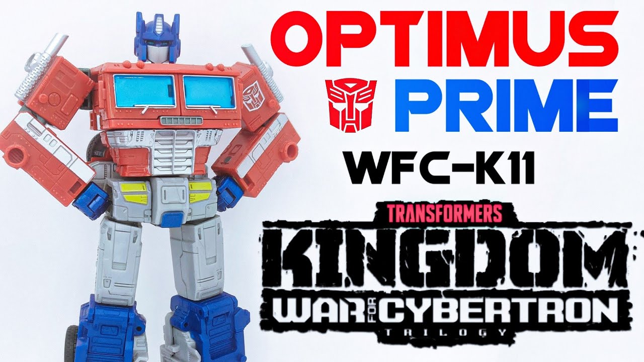 Обзор на фигурку TRANSFORMERS KINGDOM - OPTIMUS PRIME - YouTube