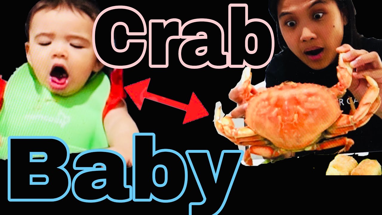 Delicious Crab and Vegetables Mukbang | Baby Mukbang - YouTube