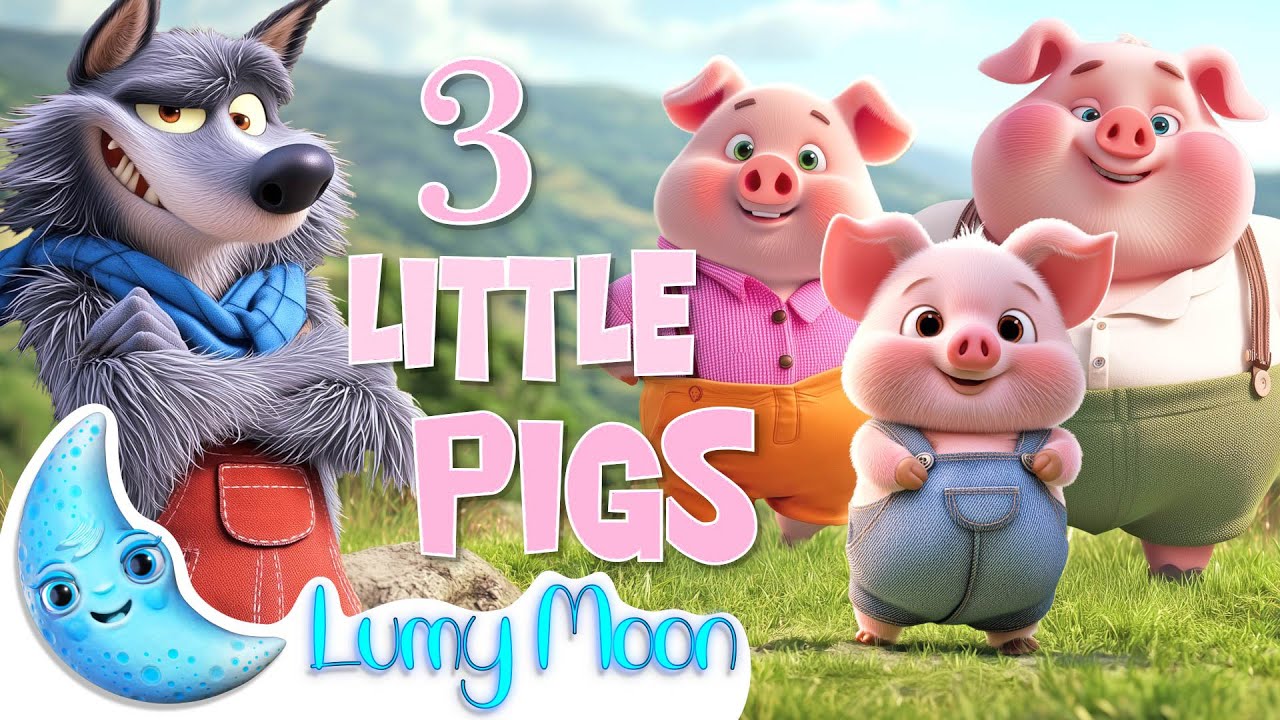 The Three Little Pigs | 3D Animated Fairy Tales & Stories for Kids 📖 ...