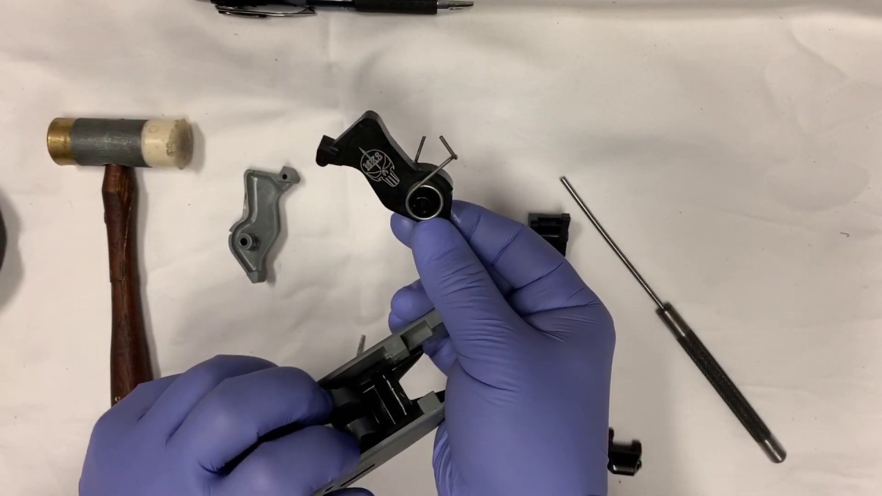 PS90 hammer and sear installation - YouTube