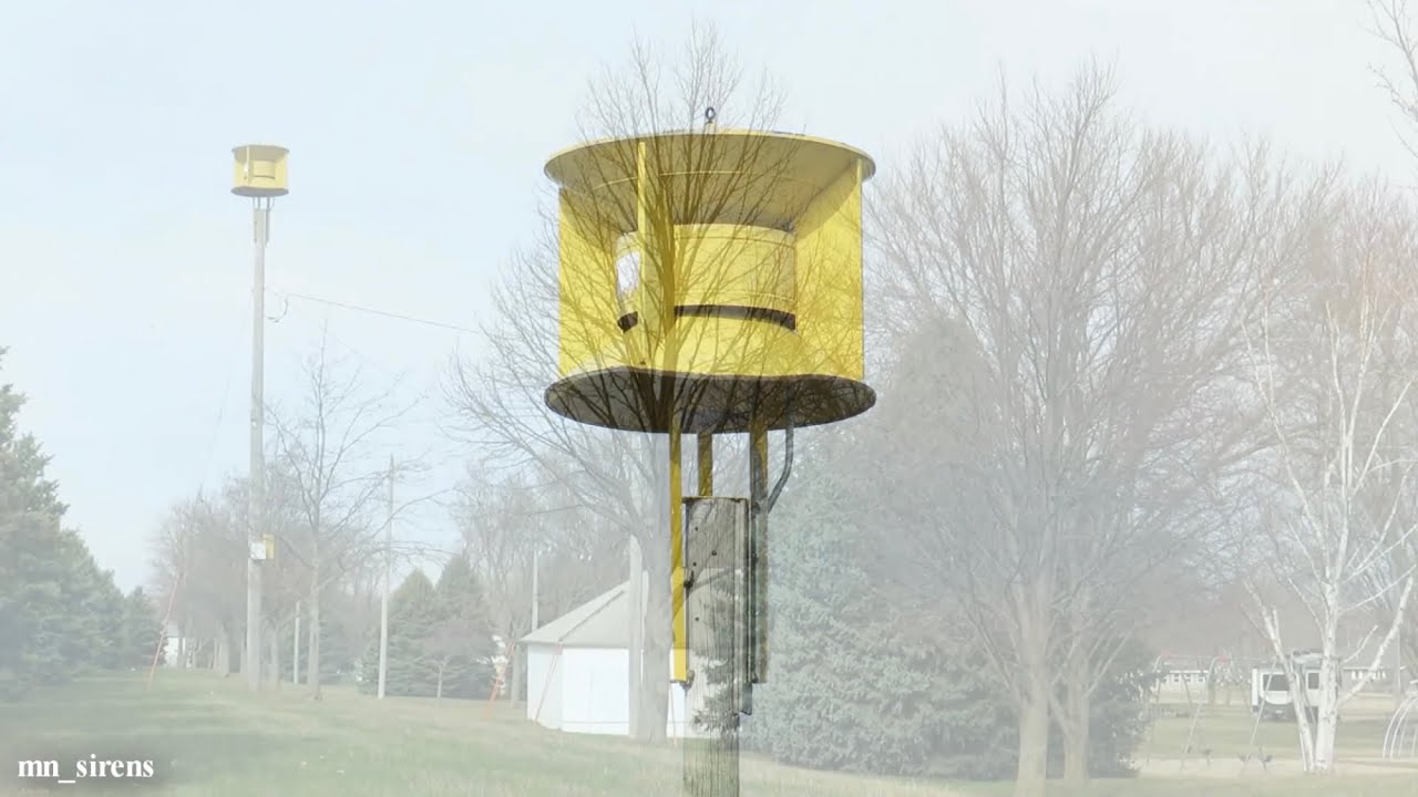 Federal Signal SD-10 Siren Test - Full Fast Wail - Hospers, Iowa - YouTube