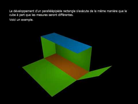 Developpement cube et boîte - YouTube