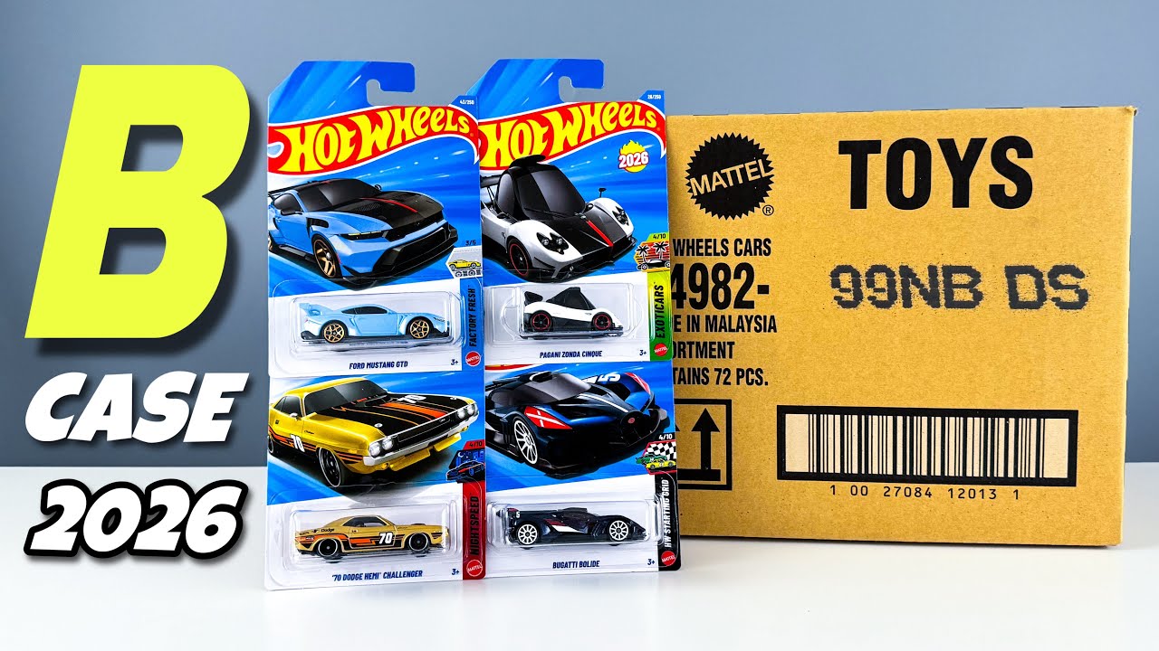 Unboxing Hot Wheels 2026 - B Case! - YouTube