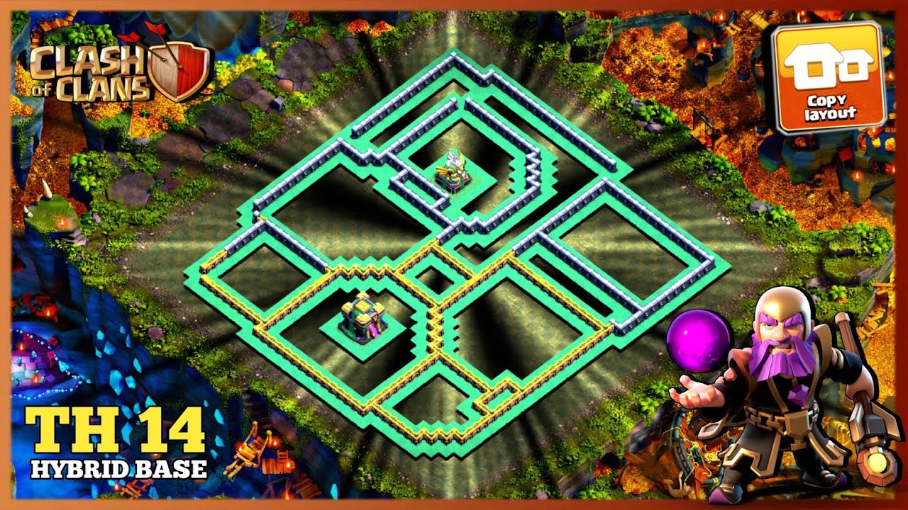 NEW UNBEATABLE ! TH14 HYBRID/Trophy/Farming BASE 2023 ! Town Hall 14 ...