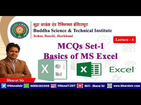 MS Excel Basic MCQ - YouTube
