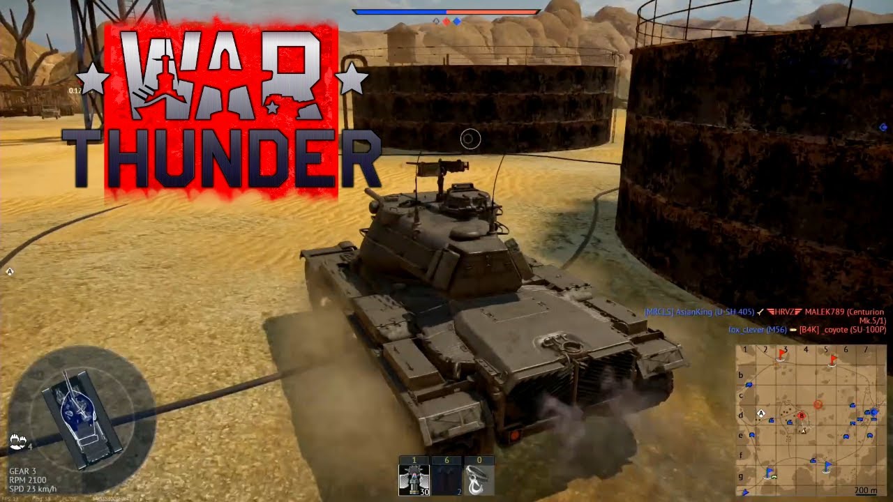 War Thunder M47/105 Tank Gameplay - YouTube