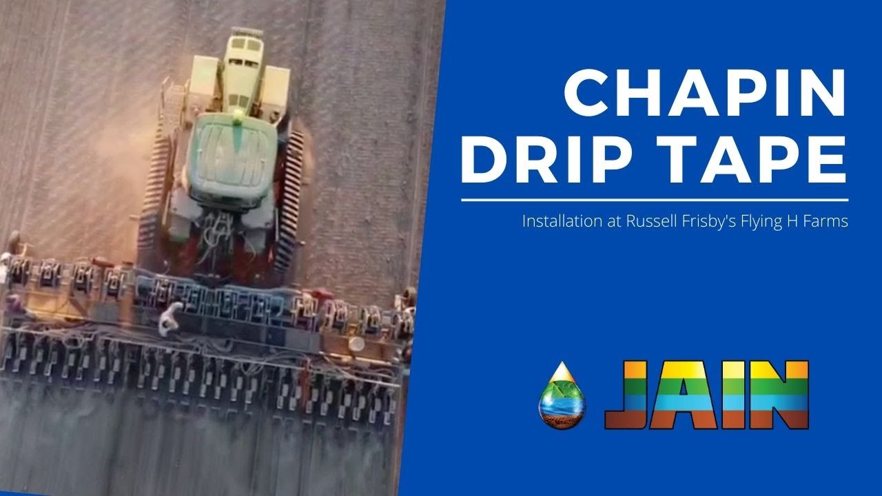 Flying H Farms | Russell Frisby | Chapin Drip Tape Installation - YouTube