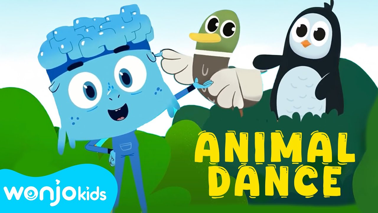 🎶 Animal Dance! 🐵🐘🦁 Move and Groove with Wonjo Kids | Fun Animal Song ...
