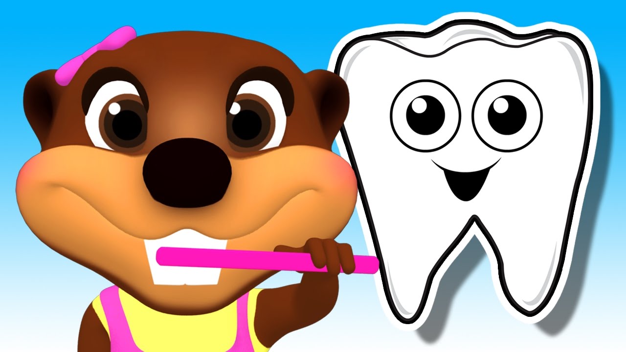 Tooth Brush Color Game | Brush Your Teeth Song | Learn Colours & Good ...
