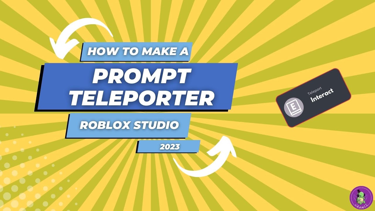 How to Make a TELEPORTER with Proximity Prompt in 4 MINUTES | Roblox ...