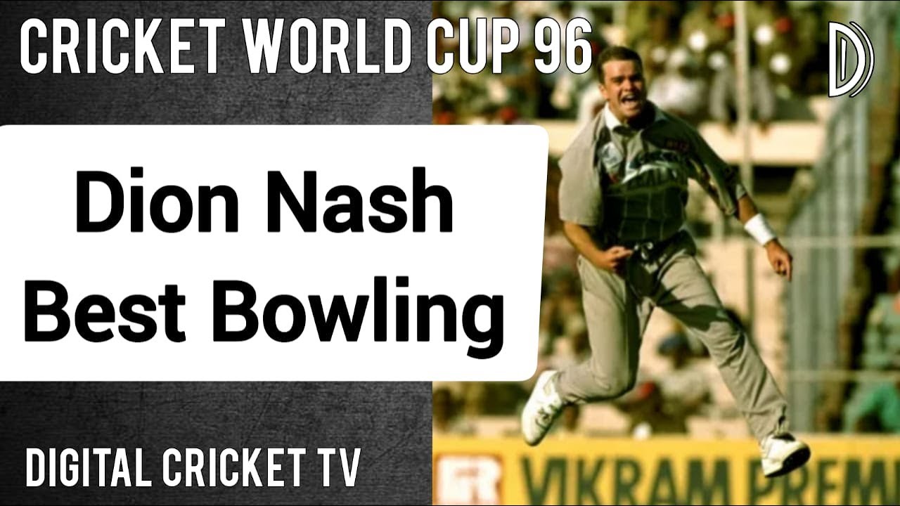 Dion Nash Best Bowling / M -1 / ENGLAND vs NEW ZEALAND / Cricket World ...