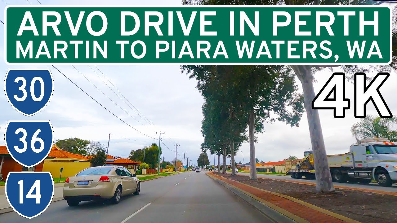 [4K] Afternoon Perth Drive 🇦🇺 - Martin to Piara Waters, Western ...