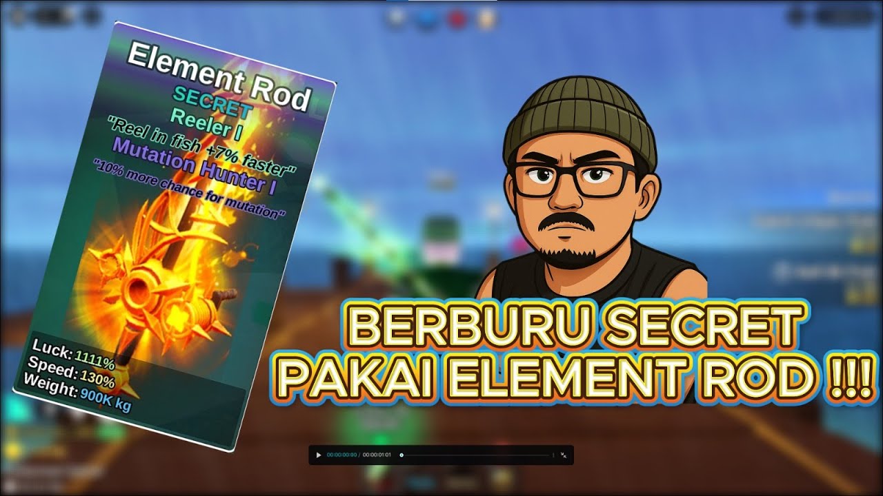 HUNTING SECRET PAKAI ELEMNT ROD - FISH IT ROBLOX - YouTube