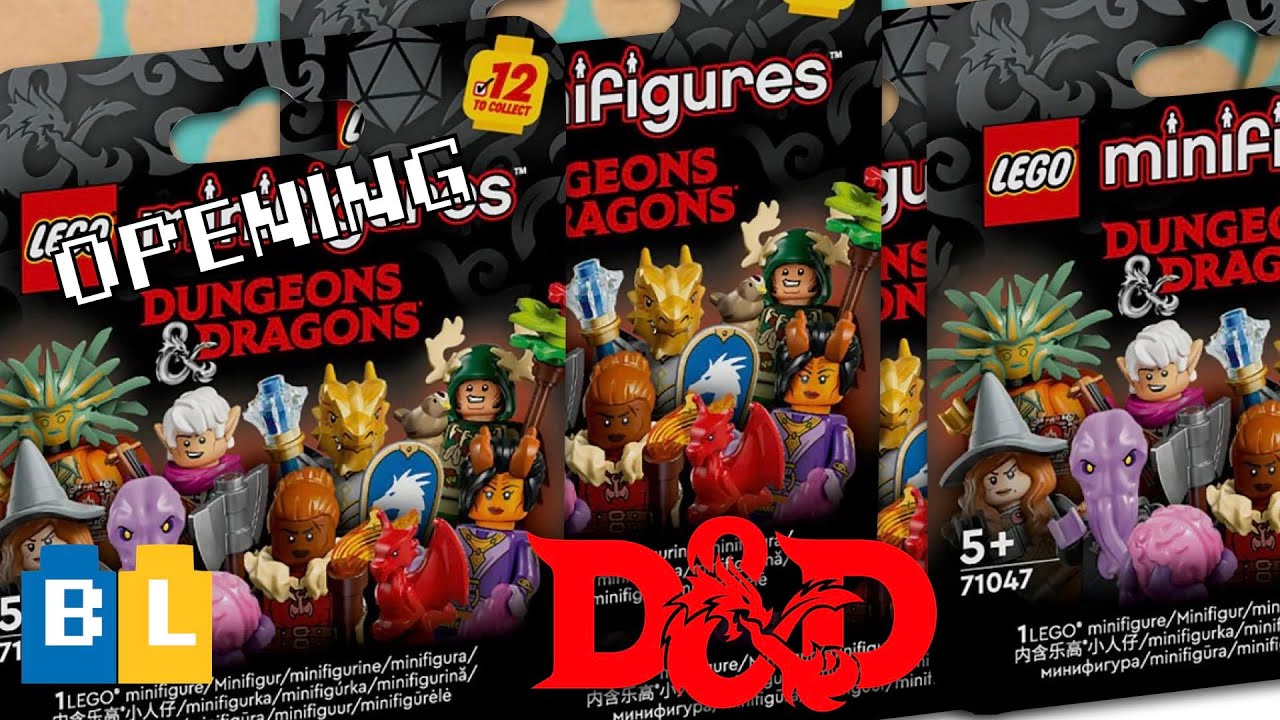 LEGO - Opening D&D blind boxes - YouTube