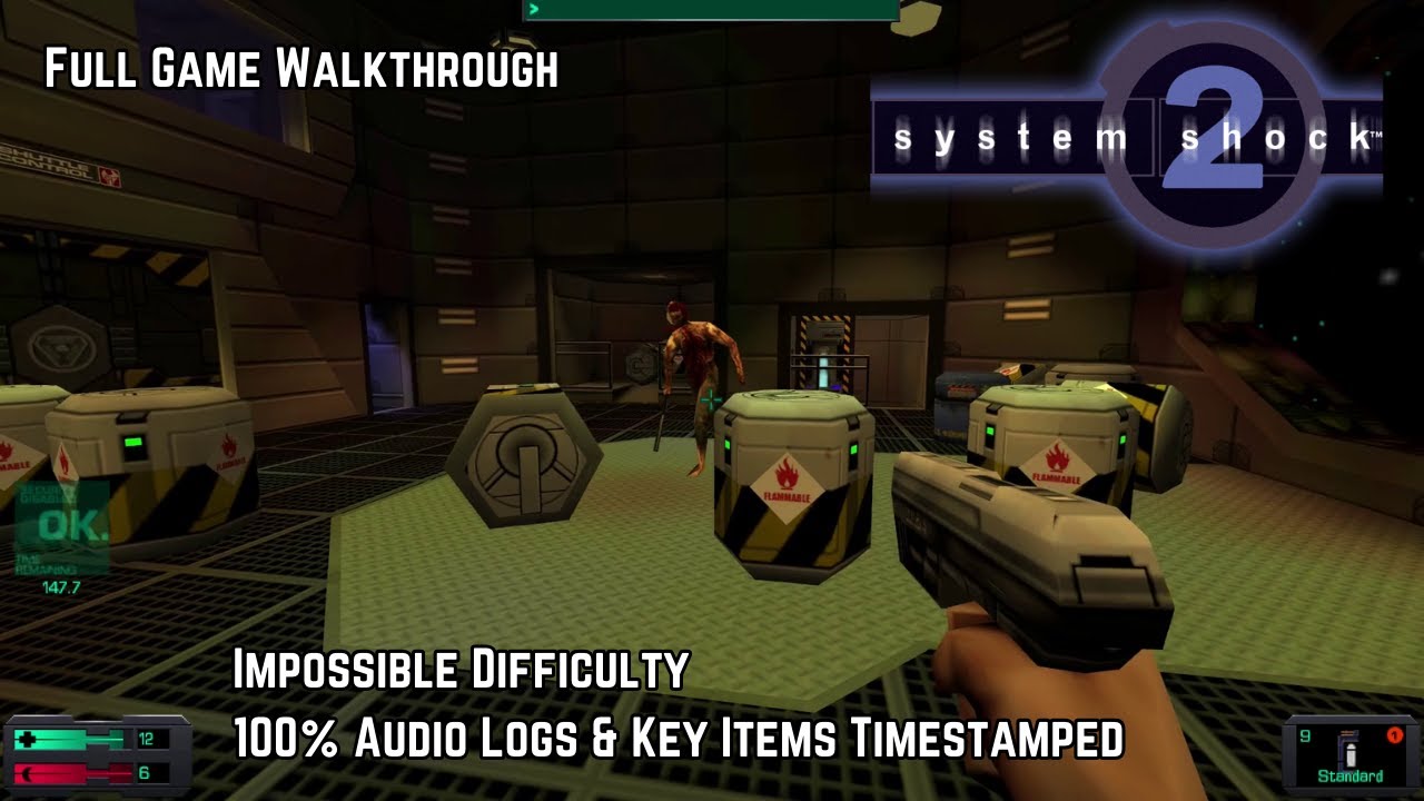 System Shock 2 | Impossible Difficulty | Full Longplay Walkthrough ...