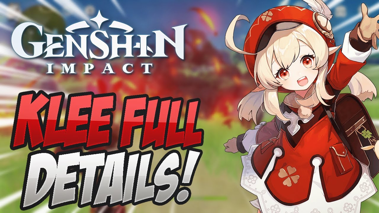 MOST DAMAGE IN THE GAME?! Klee Full Details! Genshin Impact - YouTube