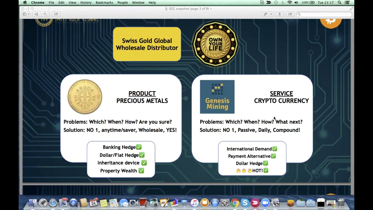 Swiss Gold - BitCoin Mining - Gold & Silver - YouTube
