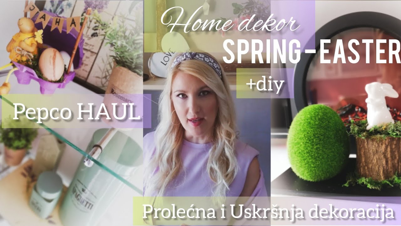 Prolećna i Uskršnja dekoracija kuće, Pepco HAUL, DIY projekti🛍️🌿🐣🐇🌼🥚 ...