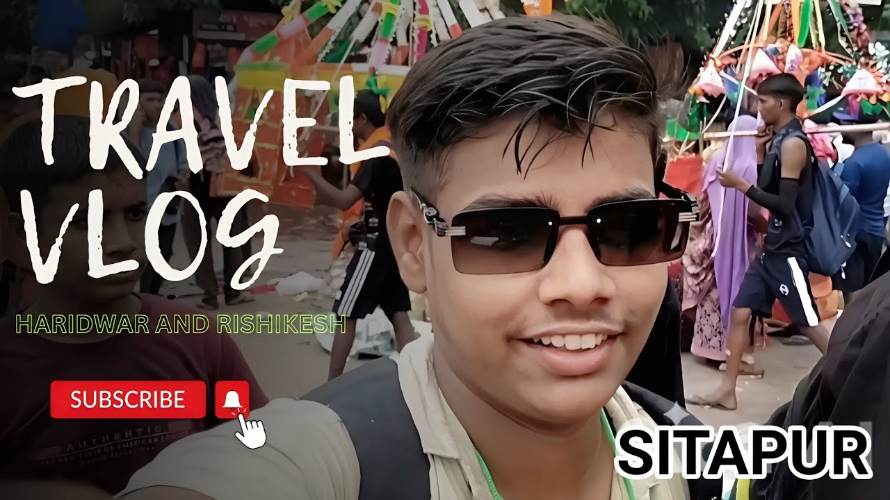 Travel vlog / haridwar and rishikesh / kanhaiya,badal, shivam, rishu ...