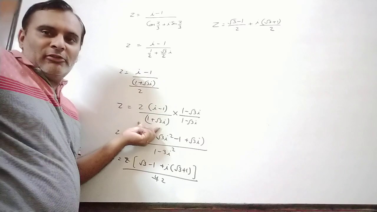 11 Complex Number of Class XI By Ravi Taneja Example of Miscellaneous ...