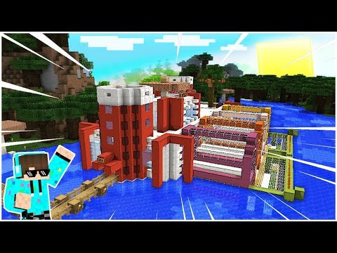GEREBEK PABRIK FARM PALING UNIK OTOMATIS TERCANGGIH DI MINECRAFT - YouTube