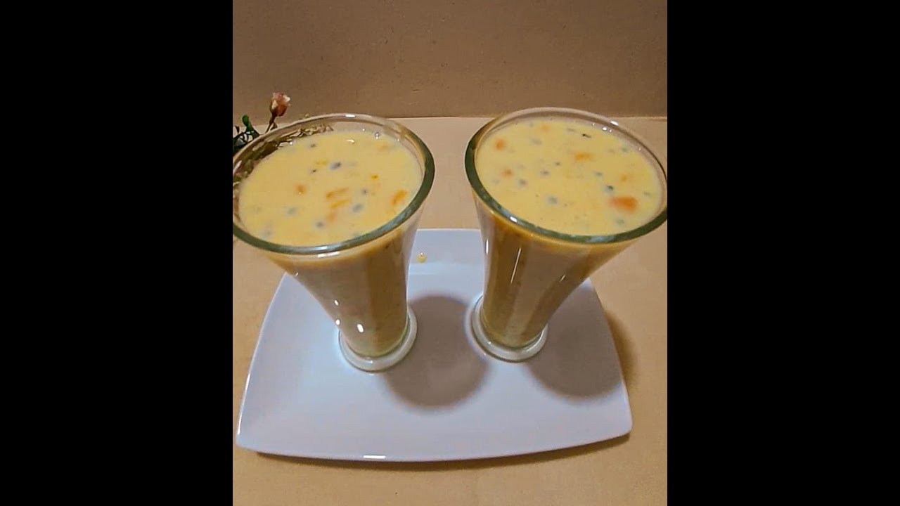 Summer Drinks |Mango Custard Sarbat | Refreshing Mango Custard sarbat ...