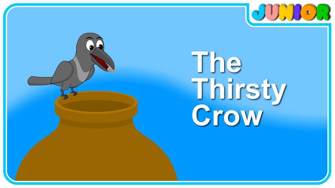 Thirsty Crow Story in English | Moral Stories For Kids | Bedtime ...
